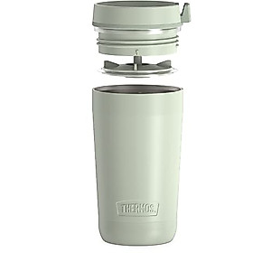 THERMOS ALTA SERIES Stainless Steel Tumbler 12 Ounce, Matcha Green