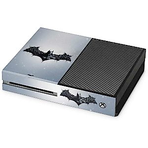 Skinit Decal Gaming Skin Compatible with Xbox One Console - Officially Licensed Warner Bros Batman Arkham Logo Design