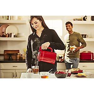 KitchenAid 1.5L Queen of Hearts Kettle KEK1565QHSD, Passion Red