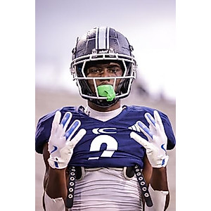 Markwort Vettex Doubleguard Mouthguard for Football, Lacrosse, MMA, Boxing, Braces - Breathable Doubleguard with Lip Protection and Strap,White