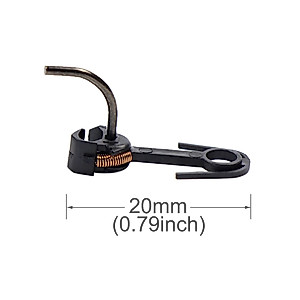 Evemodel HP0787 12pcs Model Trains HO Scale Horn Coupler Hook 20mm E-Z Mate Magnetic Knuckle Couplers for Freight Car Trains Railroad New