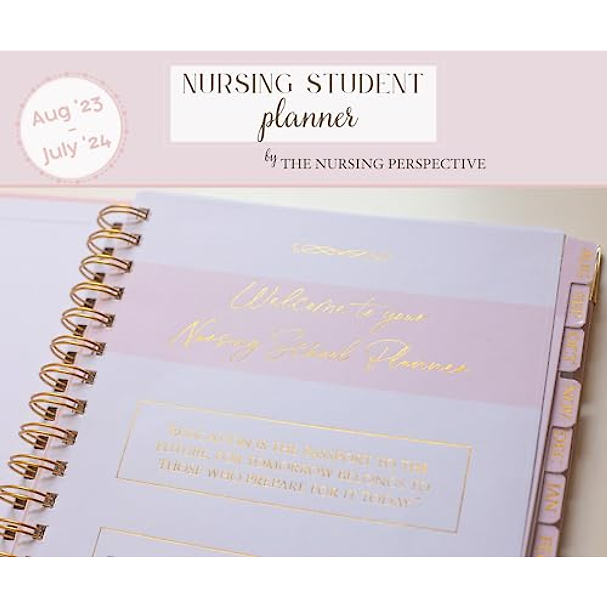 The Nursing School Planner, The Essential Nursing Student Planner, Student Nurse, Nursing Student Essential Student Gifts August 2023 - Nursing Academic Planner - Nursing School Essentials, Weekly