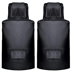 30 LB Propane Tank Cover 2 Pack, Heavy Duty Cloth Waterproof & Weather Resistant Propane Tank Cover 30 LB Propane Cover for RV Trailer