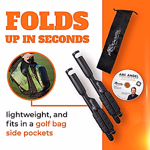 Frogger Golf Arc Angel Putting Training Aid - Helps Correct and Finds Your Proper Putting Stroke using a Pendulum Swing Plane