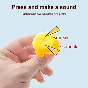 50 pcs Mini Yellow Rubber Duck Party Decoration, Bath Toy Rubber Duck, Pool Toy Rubber Duck, Baby Shower Decoration, Squeaky Duck Toy, Safe Children Toy