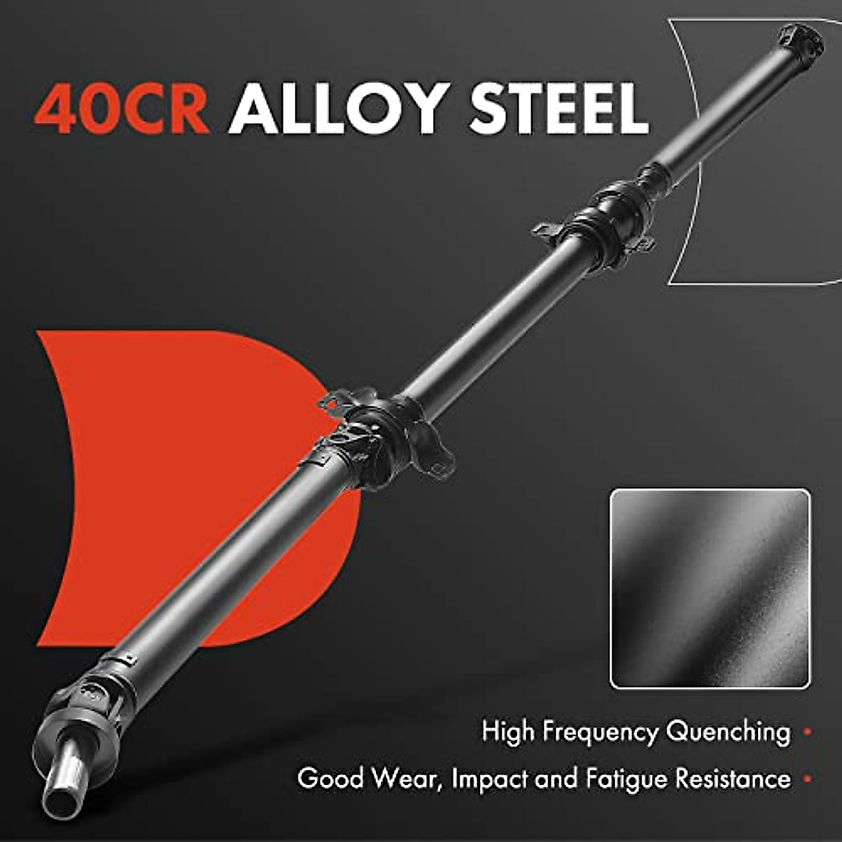 A-Premium Rear Complete Drive Shaft Prop Shaft Driveshaft Assembly Compatible with Toyota Sienna 2011-2019 V6 3.5L, AWD, Replace# 3710045020