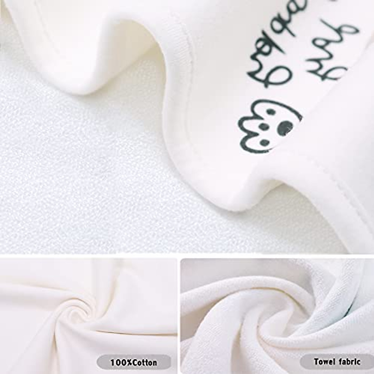 SWESEN 2 Pack Diaper Changing Pad Liners Waterproof, Portable Baby Changing Mat for Newborn Boy Girls, Soft Washable and Reusable, 20" x 28", White Bear