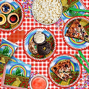 The Wonderful Wizard of Oz Birthday Party Supplies Set Plates Napkins Cups Tableware Kit for 16