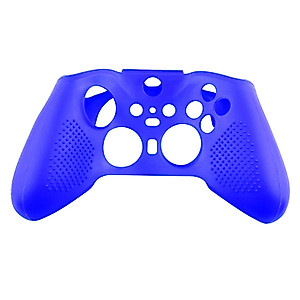 AreMe Soft Anti-Slip Silicone Protective Cover Skins Case with Rubber Thumb Grips Analog Caps for New Xbox One Elite Series 2 Controller (Blue)