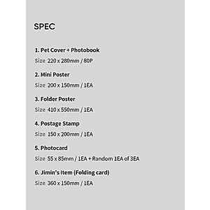 JIMIN - Special 8 Photo-Folio Me, Myself, and JIMIN [ID:Chaos]