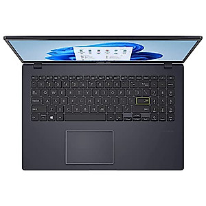 ASUS L510 15.6" Ultra Thin Laptop, Quad-Core Intel Pentium Silver N5030, 4GB DDR4 RAM, 128GB eMMC, 1 Year Office 365, AC WiFi, Bluetooth, USB-C, Black, Windows 11 Pro, BROAG USB Extension Cable