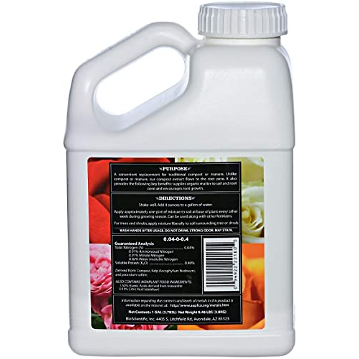 Great Big Roses - Compost Extract; 1 Gallon Concentrate (Makes 32 Gallons)