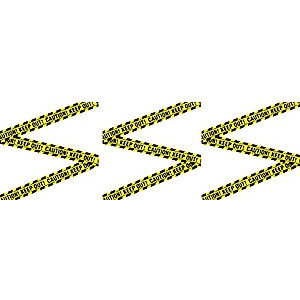 Decorative 20ft Halloween Caution Tape (Pack of 3)