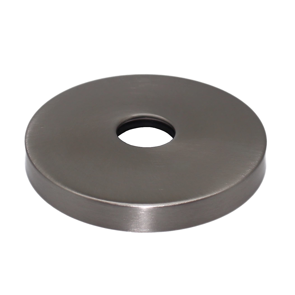 Corla Modern 3.5” Escutcheon Plate Extra Large | Shower Arm Flange Universal Replacement Cover Round 3 1/2 Inch (Brushed Nickel)