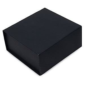 Black Gift Boxes - 15 Pack Small Luxury Collapsible Gift Box with Magnetic Lid for Gift Wrapping, Clothing, Christmas, Holidays, Storage, Organization, Small Businesses & Retail, in Bulk - 6x6x3