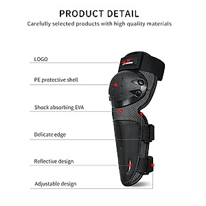 WOSAWE Kids Dirt Bike Chest Protector Skating Knee Elbow Pads Youth ATV Spine Protective Gear Kit, Red