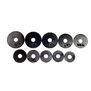DANCO Assorted Flat Washer PRO Set, Black, 100-Piece (34441)