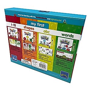 Numberblocks and Alphablocks: My First Numbers and Letters 4 Book Wipe-Clean Box Set (pen included): a set of 4 wipe-clean books (pens included)