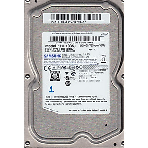 HD103SJ, HD103SJ, REV A, Samsung 1TB SATA 3.5 Hard Drive