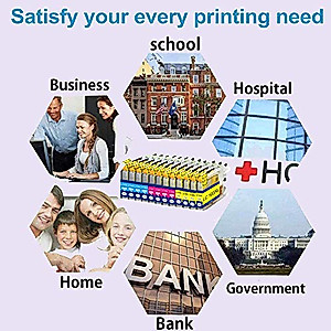 Wolfgray LC103 XL Compatible Replacement for Brother LC103XL LC103 Ink Cartridges for Brother MFC J870DW J450DW J470DW J650DW J6720DW J4410DW J4510DW J4710DW J4310DW J285DW 475DW (12 Color, 4C+4M+4Y)