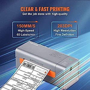 VEVOR Thermal Label Printer, 4x6 Label Printer, Shipping Label Printer with Automatic Label Recognition, Support Windows/MacOS/Linux/Chromebook, Compatible with USPS, Amazon, Ebay, Etsy, UPS etc