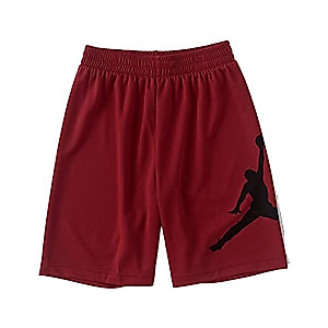 Jordan Jm Mesh Short Boys Active Shorts Size L, Color: Red/Black