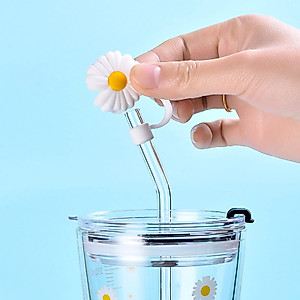 4Pcs Straw Cover Cap for Stanley Cup,Silicone Straw Topper Compatible with 30&40 Oz Tumbler with Handle,Straw Tip Covers 10mm for Stanley Cups Accessories (4PCS)