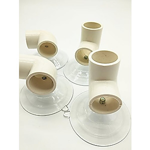 Hypeety Bird Portable Suction Cup Parrot Shower Perch Window Standing Platform Shower Bath Toy for Bird Parrot Macaw Cockatoo African Greys Budgies Parakeet Cockatiel