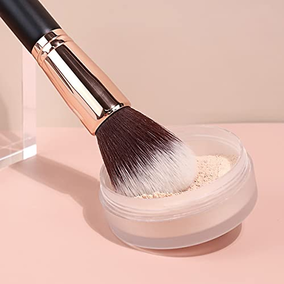 SIXPLUS Makeup Brushes Cosmetics Professional Essential 11-Piece Royal Golden Make Up Brush Set Kits with Makeup Bag and Pouch(Golden)