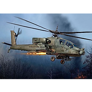 Revell 03824 AH-64A Apache 1:72 Scale Unbuilt/Unpainted Plastic Model Kit