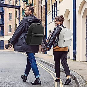 XJ-HOME Lightweight Laptop Backpack, Waterproof Casual Daypack for Men and Women, Rucksack College Gym Backpack for College Travel Business, Black