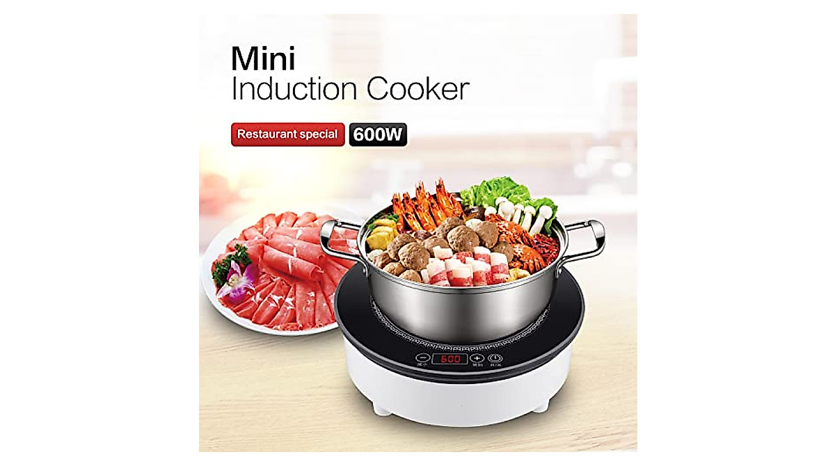 Mini Induction Cooktop 600W | Fast, Safe & Portable for RVs
