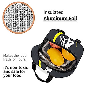 FONSMAY Sailor Moon Reusable Insulated Lunch Bag Cooler Tote Box Container with Front Pocket for Woman Man Office Work School Picnic Beach Workout Travel