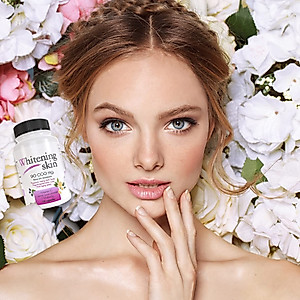 Glutathione Whitening Pills - Dark Spots & Acne Scar Remover - 90000mg - Made in USA - Vegan Skin Bleaching Pills with Anti-Aging & Antioxidant Effect - 120 Capsules