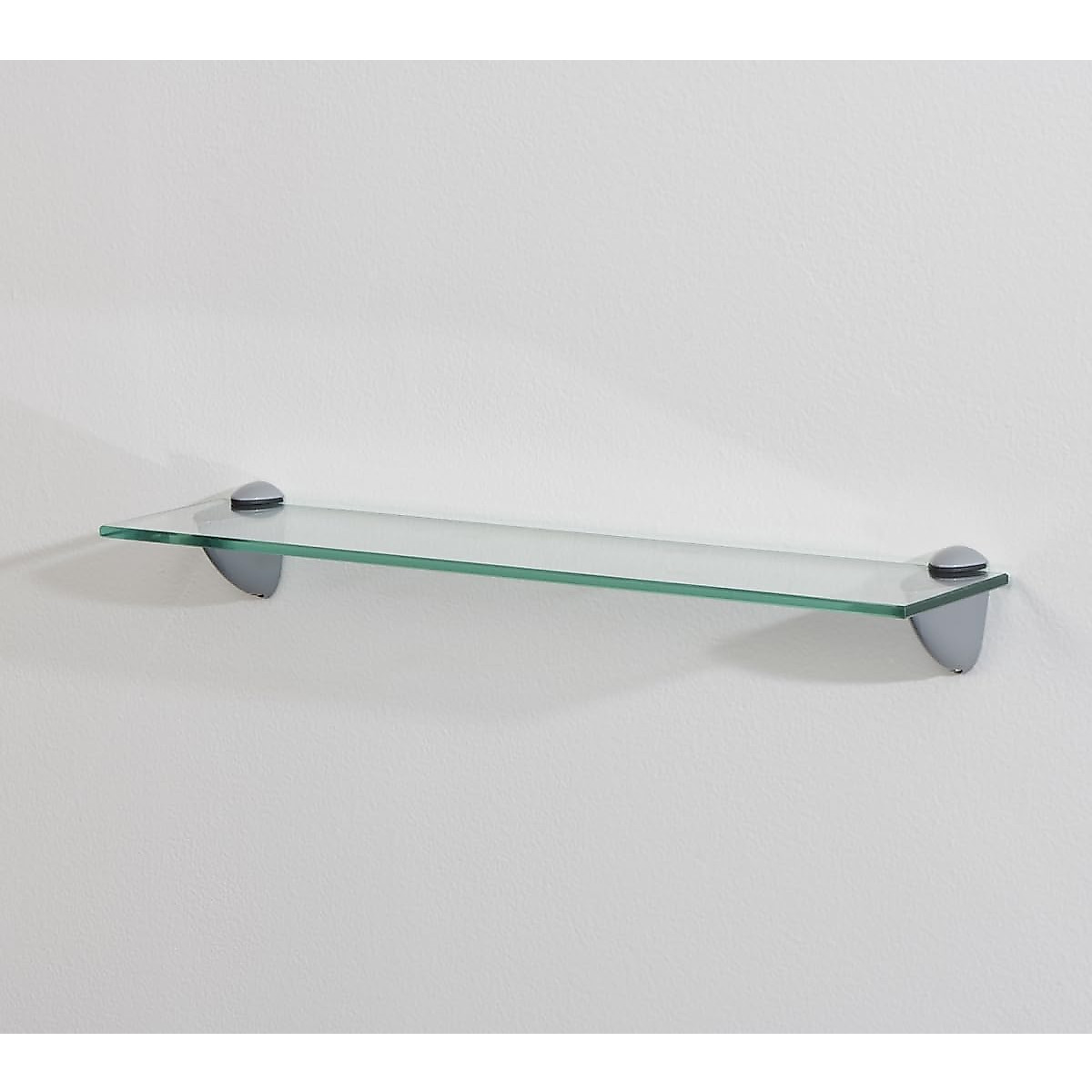 24 x 4 in. Wallscapes Clear Glass Shelf Kit