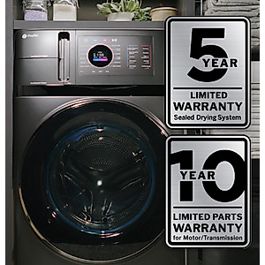 GE Profile PFQ97HSPVDS 28 Inch Smart Front Load Washer/Dryer Combo with 4.8 cu.ft. Capacity, 12 Wash Cycles, 14 Dryer Cycles