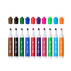Mr. Pen- Dry Erase Markers, Low Odor Chisel Tip, 10 Pack, Assorted Colors, White Board Markers Dry Erase, Chisel Tip Markers, Whiteboard Markers, Dry Erase Pens, Dry Erase Markers Chisel Tip