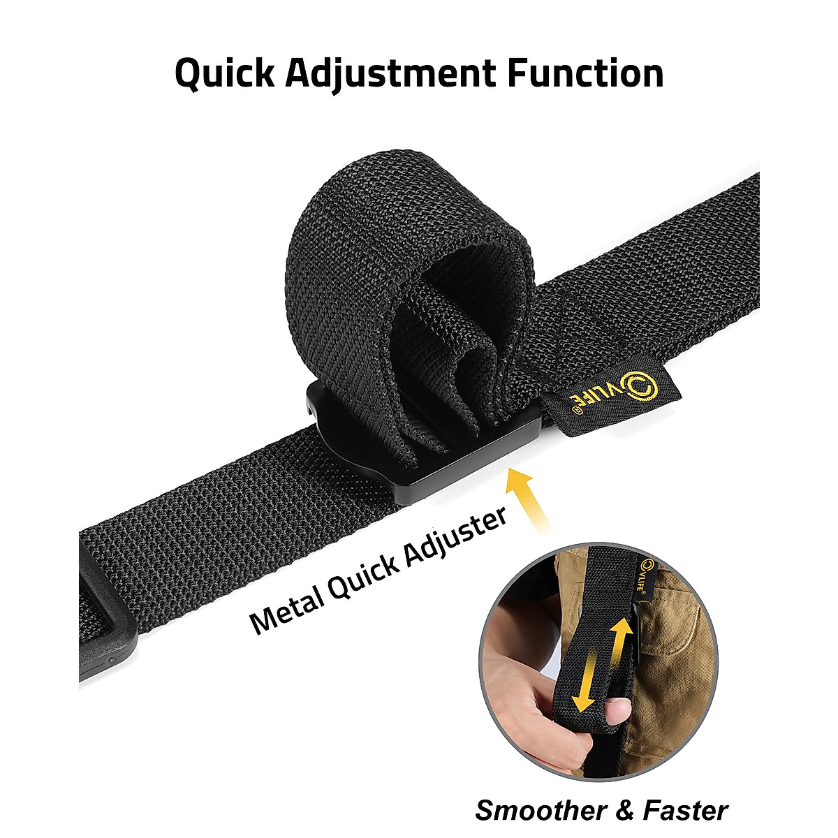 CVLIFE Two Point Sling Upgrade Wide Pad for Enhanced Comfort Removable Shoulder Strap Design Quick Length Adjustment Gun Sling Features 1.25" Wide Tube Webbing and Fast Loop Rifle Sling for Outdoor