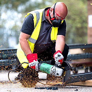 Trend Air Stealth Dust Mask, Half Mask with Replaceable Twin HEPAC Filters for Woodworking, Building & Construction Work, Small/Medium (Colors may vary), STEALTH/SM