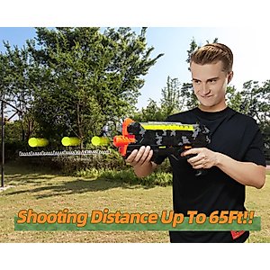 YTSWELE Blaster Gun with Protective Goggles With Spring-Piston and 100 Rounds for Boys and Girls Up to 110 FPS Compatible with Nerf Hyper Rounds Darts, Easy Reload, Holds Up to 50 Rounds (Camo)