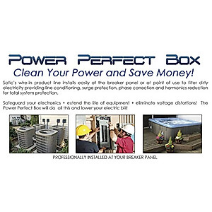 Satic Power Perfect Box - Whole Home Dirty Electricity Filter, Surge Protector and Cost Saver!