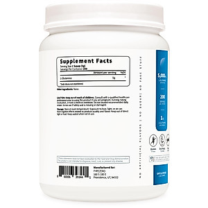 5X Strength L Glutamine Powder (5000mg | 1KG) 6-Month Supply Pure L-Glutamine Supplement for Leaky Gut Health, Gastrointestinal Lining Support & Recovery for Women/Men - Vegan, Gluten Free, No Fillers