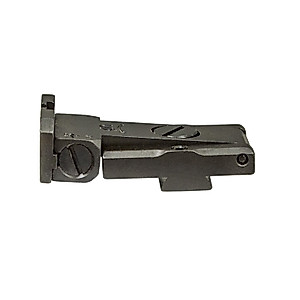 Bomar Style Fully Adjustable White Dot Rear Sight