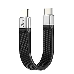 LamToon 40Gbps USB4 Compatible with Thunderbolt 4 Cable, 100W Charging,40Gbps Data Sync, Short USB C Cable Supports 8K Display, Compatible with Thunderbolt 3 and USB C 3.1 for External SSD,Hub,Docking