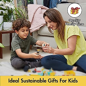 The Off Bits InfoBit Build Your Own Robot Toy Construction Set, Educational STEM Activities Learning Kit, Creative Build and Play Model Kit Steam Toys for 6 7 8 9 10+ Year Old Boys and Girls