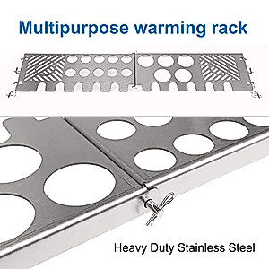 Uniflasy 17.5 Inch 7638 Cooking Grates and 7641 Multifunctional Warming Rack for Weber Spirit and Spirit II 300 Series,Spirit E/S 310 E/S 320, E/S 330 SP-320 Gas Grills,Replacements for Weber 7639