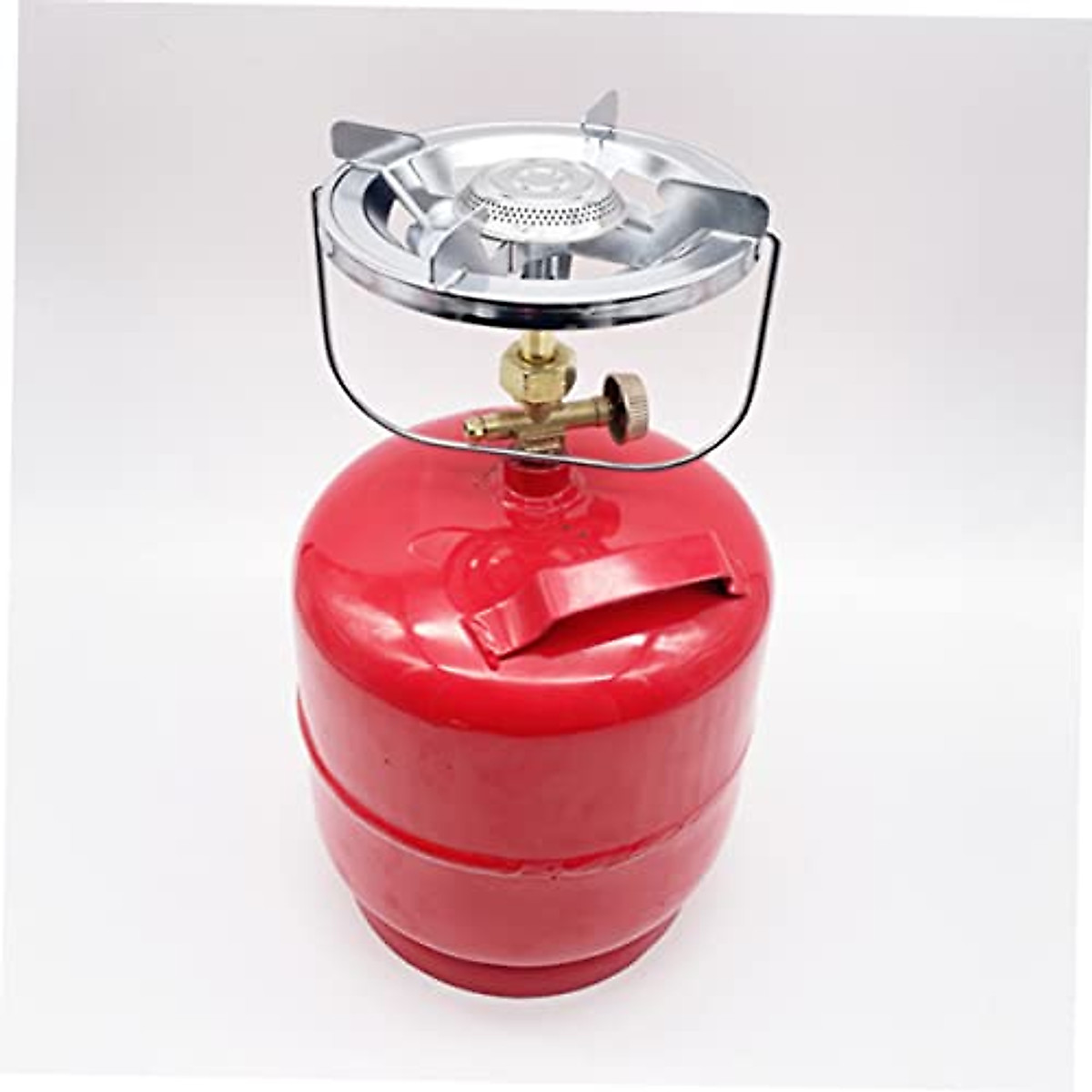 INOOMP Liquefied Gas Burner Single Burner Propane Stove Camping Stove Burner Camp Stove Mini Wood Portable Gas Stove Small Gas Stove Portable Travel Butane Stove Middle East Zinc Alloy