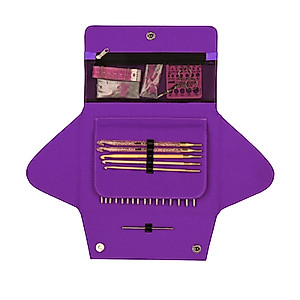 Addi Click by Woolly Hugs Interchangeable Circular System with Exclusive Red Cords (European Version) with Red Gauge