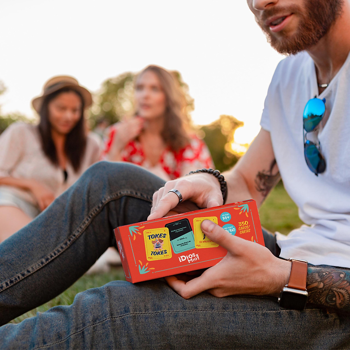 Dios Mio! Party Game - Bilingual Comedy Card Game for Latinos, Fun for Family Game Night, Ages 17+, 4-10 Players, 30-60 Min Playtime, Made by Fitz Games