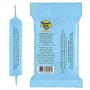 Banana Boat Dog Wipes – Cooling and Refreshing Dog Grooming Wipes, Multi-Purpose Deodorizing Dog Cleaning Wipes, Quick Easy Use Dog Wipes for Paws and Butt, Use as Dog Bath Wipes, Puppy Wipes, 50ct